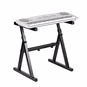 Neewer Z-Style Keyboard Stand - Heavy Duty Steel Construction with Solid Locking System, Support Stand for Piano Keyboard Instrument