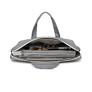 canvaslife Pattern 15 inch Canvas Waterproof Laptop Shoulder Messenger Bag for 14 inch to15.6 inch Laptop 15 Laptop Case (grey)