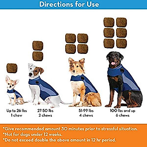 ThunderWunders Calming Chews for Dogs (60 count), Dog Anxiety Relief