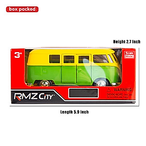 RMZ City 1:36 Bus Toys Car Diecast Car Model Pull Back Car for Kids Boy Girl 554025M(J)