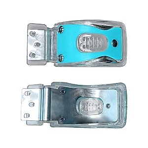 Allek Rear Fender Brake for Kick Scooter Model B02 - Reinforced Metal Piece (Aqua Blue)