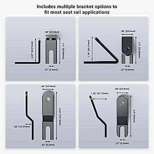 ARKON Mounts -Tablet And Keyboard Tray Combo Car Mount | Tablet Holder For Car | Professional-Grade Durability | Easy Installation | Keyboard Tray | Fits iPad and Samsung Tablets