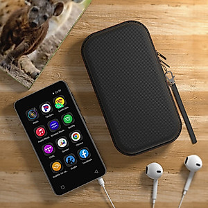 MP3 MP4 Player Case for Innioasis MP3 Player 4 inch Full Screen Touch G1 Music Player Fit for Earbuds, USB Cable, Memory Card