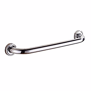 XHALERY Safety Handle,Grab Bar Rail,Bathtub,Toilet, Kitchen,Stairway,Anti-Slip Grip,Antirust Thicken Anti-Fall Stable Durable Stainless Steel (Color : Silver, Size : 26.6cm)