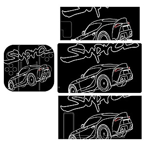 Supr-a GR--- The Skin of The Switch Controller-The Whole Body PVC Sticker Decal Covers The Skin of The Switch Controller-The Delicate Matte Texture restores The Feeling of Bare Metal