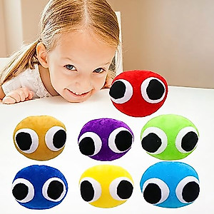 GETIEN Rainbow Friends Plush Toys,Cyan Plush, Lookies Plush, Yellow Rainbow Friends Chapter 2 Plushies Toys for Fans Kids Birthday Thanksgiving Halloween Christmas