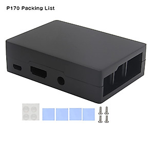 Aluminum Case for Raspberry Pi 3B+/3B, Aluminum Alloy Metal Enclosure with Heatsink Pillar for Raspberry Pi 3 Model B Plus/3B