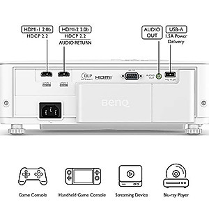 BenQ TK700STi 4K HDR Short Throw Gaming Projector | 4K 60Hz 16ms | 1080p 240Hz 4.16ms I 3000lm | 100” at 6.5 ft | RPG FPS Sport Game Modes | PS5 | Xbox | 2D Keystone I eARC | Golf Simulation