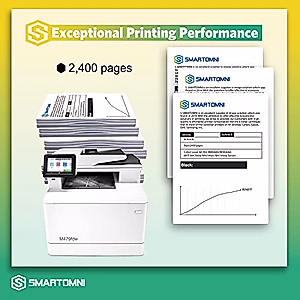S SMARTOMNI [NO CHIP] 414A Compatible Toners_Cartridges Replacement for HP 414 414A W2020A 414X for HP Color Pro MFP M479fdw M479fdn M454dw M454dn M454 M479 Printer (2 Packs Black)
