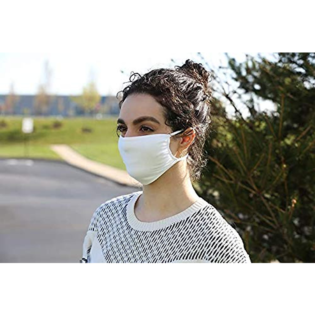 Simpli-Magic Reusable Face Mask, 50 Count (Pack of 1), White