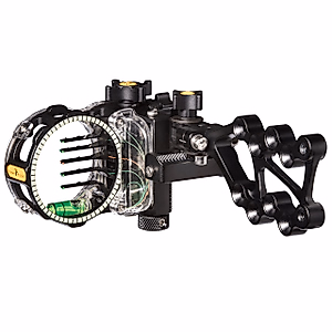 Trophy Ridge React Pro 5 Pin Archery Bow Sight, Right Hand, 0.010 Pin