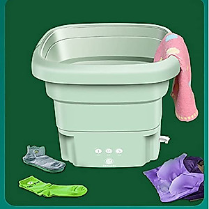 Portable Washing Machine Mini Washer with 3 Modes Deep Cleaning Half Automatic Washt, Socks, Baby Clothes, Towels, Delicate Items(A1)