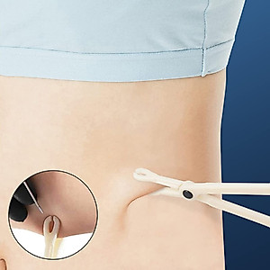 Disposable Piercing Clamps - AIMOM 15PCS Navel Forceps Clamp Plier Tattoo Piercing Clamps for Ear Lip Navel Nose Tongue Perforation Piercing Tools