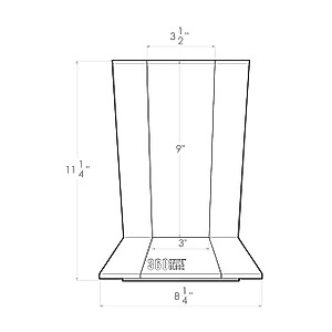 360 Knife Block - (Walnut) ROTATING Magnetic knife block - SeriousEats/ATK/Cooksillustrated BEST Universal Knife Block - handmade in Washington