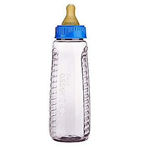 NUK - Gerber First Essentials Clearview Bottle in Assorted Colors with Latex Nipple, 9-Ounce