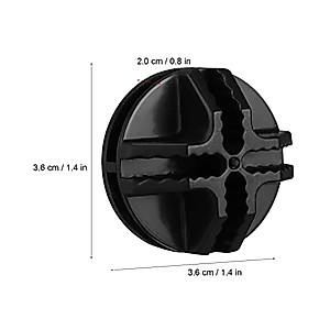 SEWACC Wire Cube Connectors 30Pcs Black Wire Grid Cube Plastic Connectors Wire Cube Organizer Connectors for Modular Closet Storage Wire Shelving