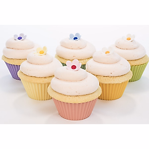 Silicone Baking Cups / 13 Reusable Nonstick Cupcake Liners/Premium Muffin Molds - Stand Alone Cupcake Holders - No BPA - Gift Set - 6 Designer Colors - Standard Size