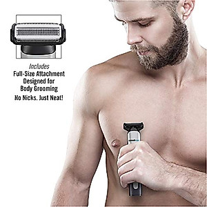ConairMAN Cordless Lithium Ion Powered All-in-1 Beard & Body Trimmer for Men