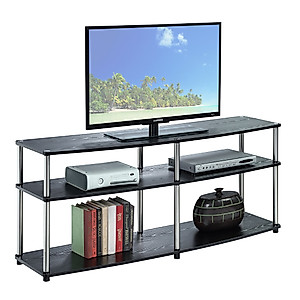 Convenience Concepts Designs2Go 3 Tier 60" TV Stand, Black