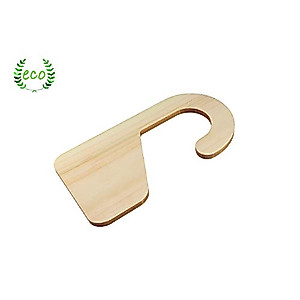 WOO Japanese Cypress Hang-up,Japanese Eco-Friendly Product-100% Natural Cypress Block for Storing Clothes, Aromatic Cypress Ball Hanger, Storage Accessory Closet & drawe(Made in Japan)(Wood-5)