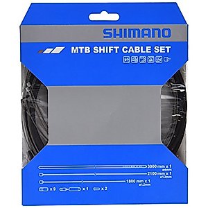 SHIMANO CABGR7BK Spares MTB Gear Set Cable - Black, One Size