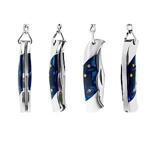 EZKIT Small Pocket Knife, EDC Pocket Knife, D2 Stainless Steel and Wood Handle, Small Knife, Blade Length 1.5in