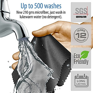 CLEAN SCREEN WIZARD WizDustCover 17” XXL Screen Protective Cloth Keyboard Cover and Cleaning Compatible with Laptops Computers 3 Pack in MultiSize