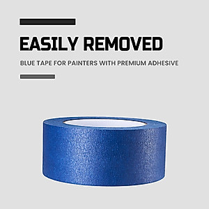 Lichamp Blue Painters Tape 2 inch Wide, 1pc Blue Masking Tape, 1.95 inches x 55 Yards