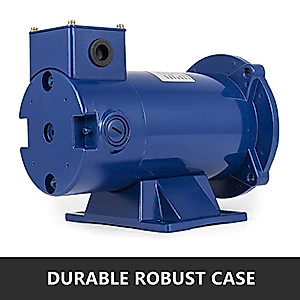 VEVOR 1/2 Hp DC Motor Rated Speed 1750 RPM 90V Electric Motor Permanent Magnet Motor