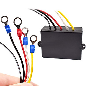 Royitay Wireless Winch Remote Control Kit for Truck Jeep ATV SUV Auto Winch with Indicator Light DC 12V 433MHZ Switch Handset Waterproof