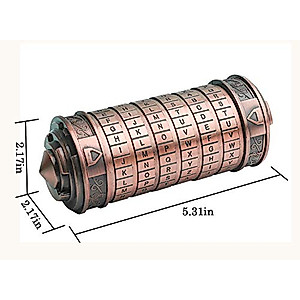 Da Vinci Code Valentine's Day Romantic Birthday Gift to Her?Antique Dark Bronze?