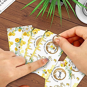 skuhyyg 50 Pack Honey Bee Scratch Off Game - Bumble Bee Baby Shower Birthday Party Activity Lottery Ticket Raffle Cards Girls or Boys Decorative Set