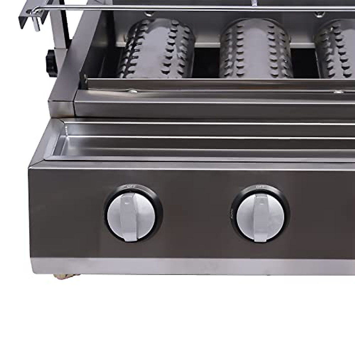 8 Burner Portable Outdoor BBQ Grill Large Stainless Steel Patio Garden Barbecue Grill Outdoor Party Grill Commercial Adjustable Height