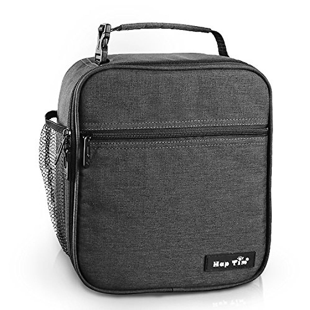 Hap Tim Insulated Lunch Box for Men, Reusable Lunch Bag for Women, Spacious Lunchbox Adult, Dark grey (18654-DG)