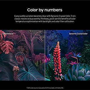 SAMSUNG 55-Inch Class Crystal UHD 4K CU8000 Series PurColor, Object Tracking Sound Lite, Q-Symphony, Motion Xcelerator, Ultra Slim, Solar Remote, Smart TV with Alexa Built-in (UN55CU8000, 2023 Model)