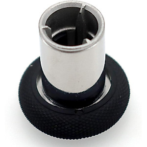 PEGLY Replacement Tall Concave Magnetic Analog Thumbstick Compatible with Xbox One Elite 2 Controller Tall Thumbsticks Black OEM