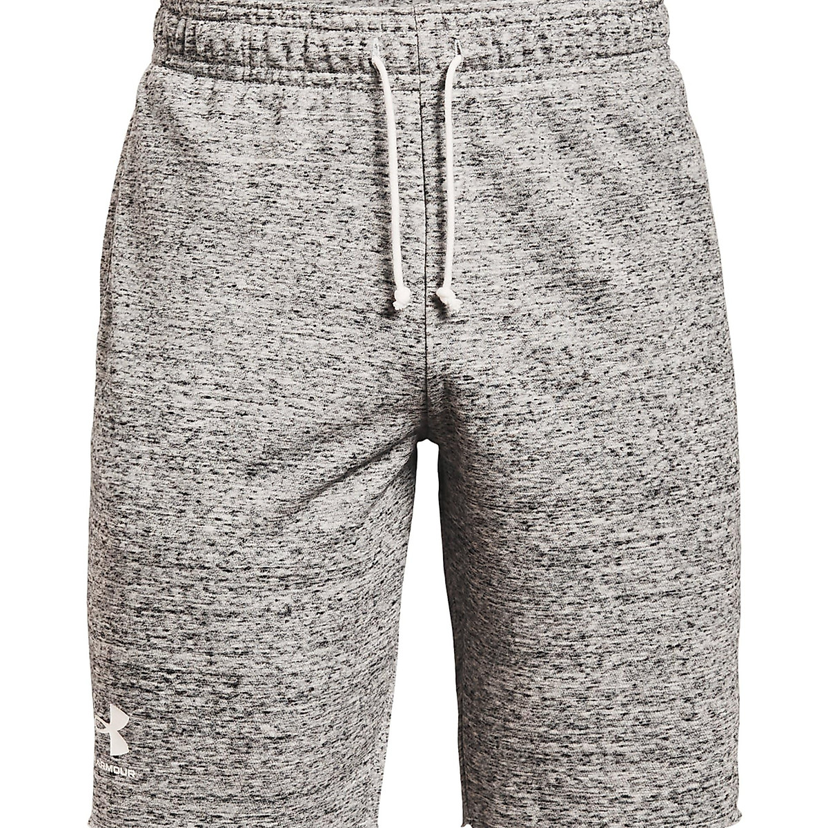 Under Armour Mens Rival Terry Shorts , Onyx White (112)/Onyx White , Medium