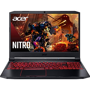 Acer Nitro AN515 Gaming Laptop Six Core Intel i5-11400H up to 4.5Ghz 8GB 256GB SSD 15.6in Full HD HDMI Backlit Keyboard Nvidia 4GB Win 11 (Renewed)