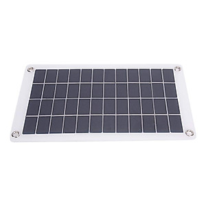 MLMLH Solar Battery Panel,solar panel kit 7.5W 12V Portable Stable Efficient Outdoor Monocrystalline Silicon Solar Cell Panel for DIY Power Charger