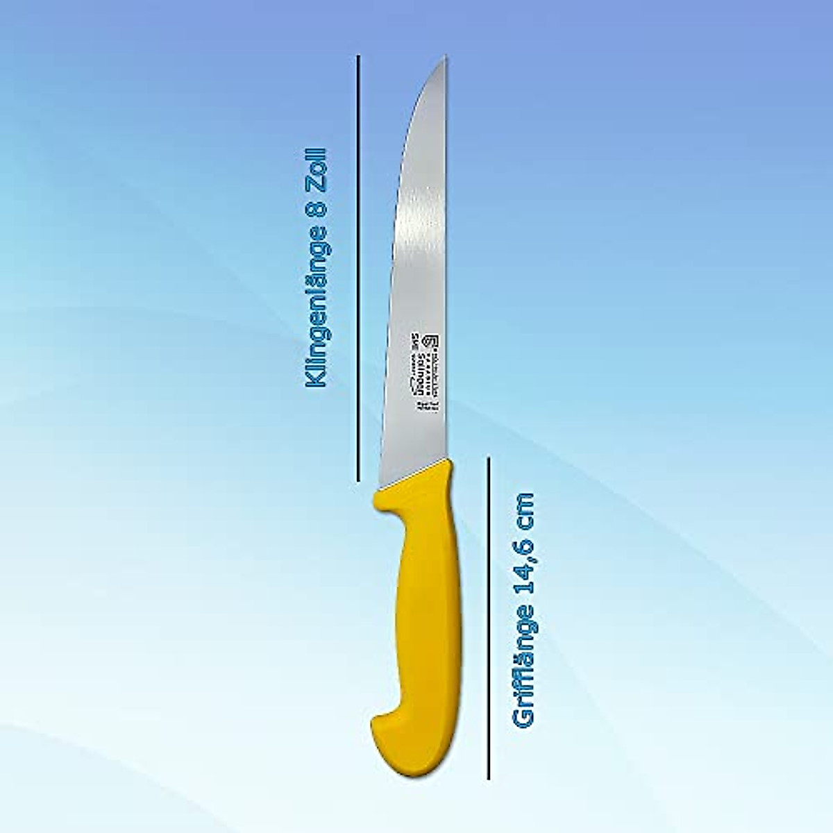 SMI - 5 Pcs Butcher Knife Set Professional Boning Knife Chef Knife Sharp Kitchen Knives Solingen Knife - Made In Germany