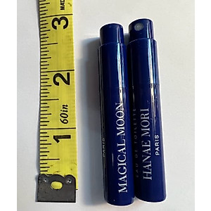 Hanae Mori MAGICAL MOON Eau de Toilette EDT Perfume for Women ~ .04 fl. oz. / 1.2 ml Sample Spray Vial x 2