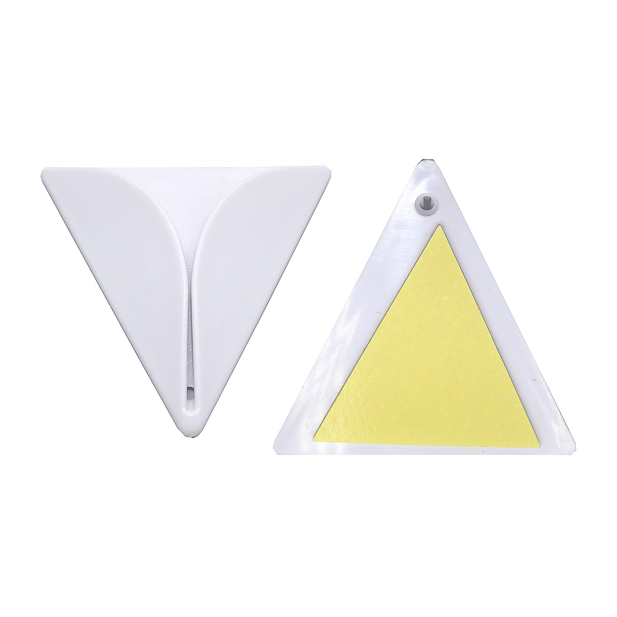 FGen 6pcs Wall Paste Does Not Fall Off Firmly Triangle Type Self-Adhesive Towel Hook