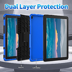 ROISKIN for Amazon Kindle Fire HD 8 Tablet & HD 8 Plus Case (2024/2022/2020 Release) 12th/10th Generation with Kickstand [Kids Friendly] Dual Layer Heavy Duty Shockproof Case for Fire 8 & 8 Plus