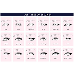 Arishine Magnetic Eyeliner, Natural Look,Waterproof and Smudge Resistant