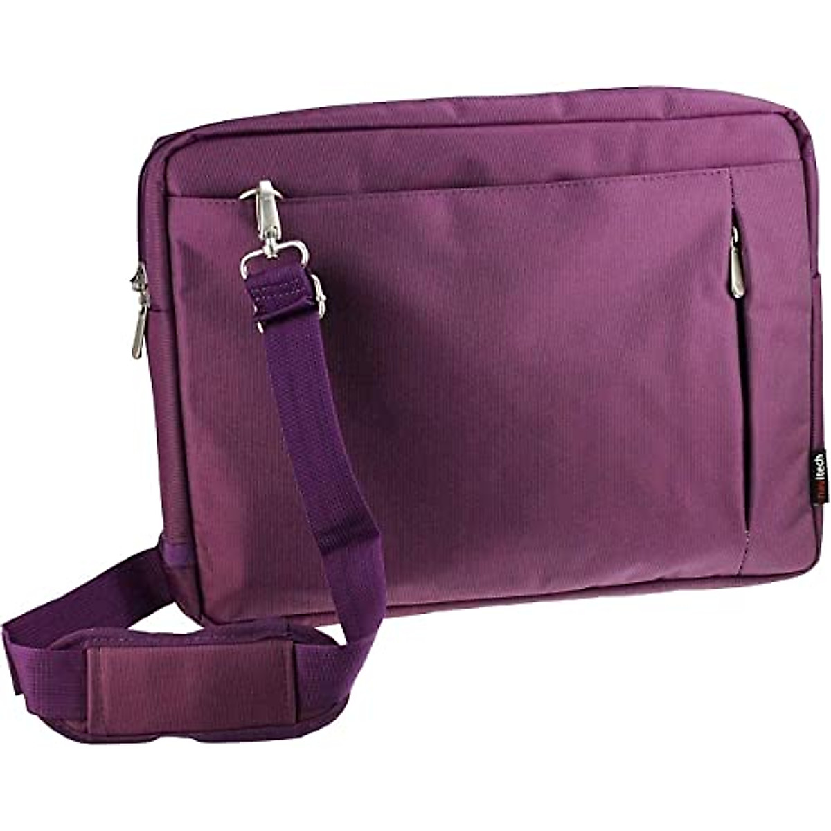 Navitech Purple Sleek Water Resistant Travel Bag - Compatible with APEMAN 11.5” Portable DVD Player