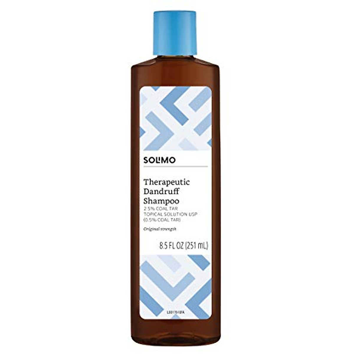 Amazon Brand - Solimo Therapeutic Dandruff Shampoo, Original Strength, 8.5 fl oz