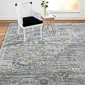 Home Dynamix Skyler Elise Area Rug, 7'8"x10'1" Rectangle, Gray