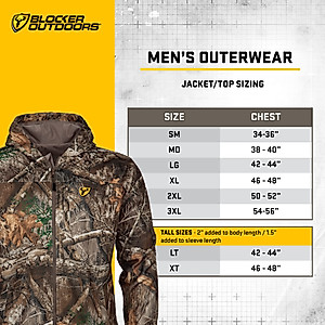 SCENTBLOCKER Scent Blocker Shield Series Wooltex Hooded Parka for Men, Camo Hunting Jacket (RT Edge, X-Large)