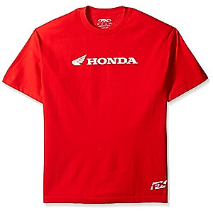 Factory Effex 15-88330 Honda' Horizontal T-Shirt (Red, Medium)