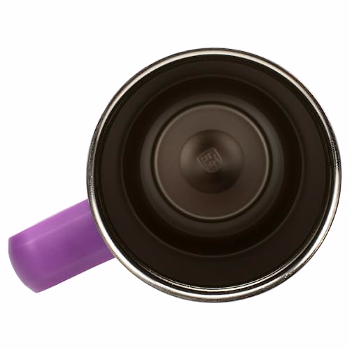 Elanze Designs Majestic Flying Dragon 40 oz. Stainless Steel, Large Water Bottle Coffee Mug, Spill & Leak Resistant, Thermal Travel Tumbler with Handle, Lid & Straw, Teal & Purple